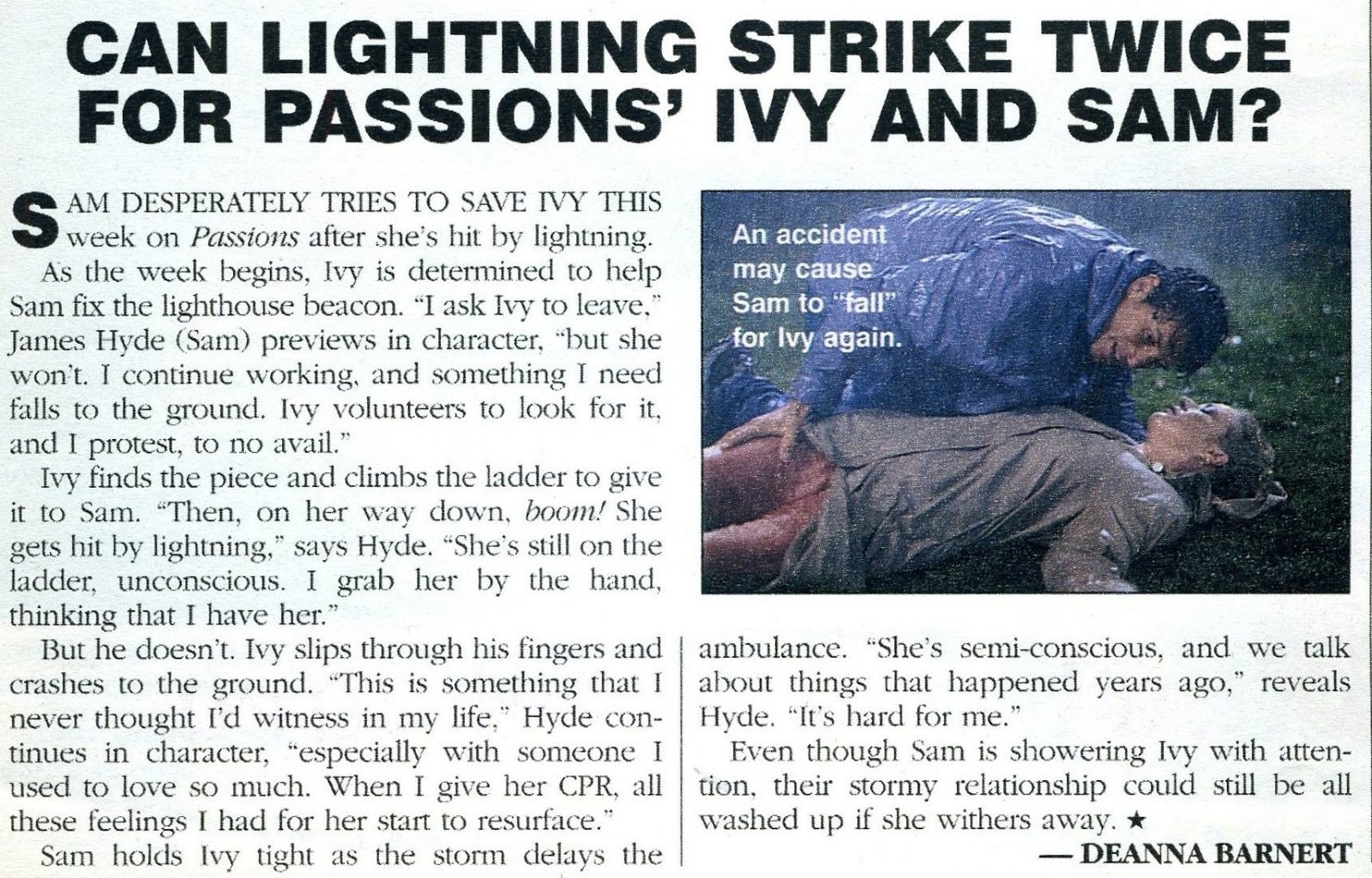 Can Lightning Strike Twice For Passion's Ivy & Sam?