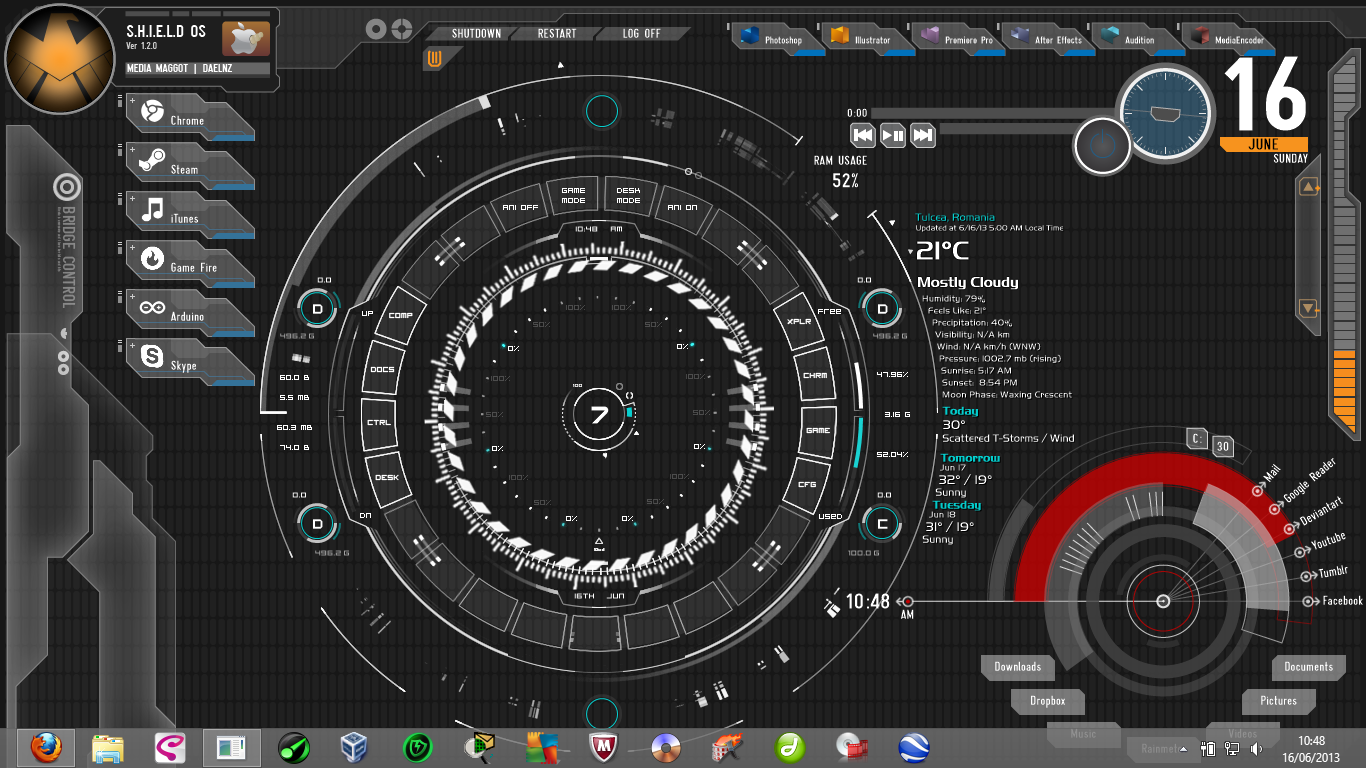 Cara Menginstall dan Menggunakan Skin Rainmeter | DuaPitu Media
