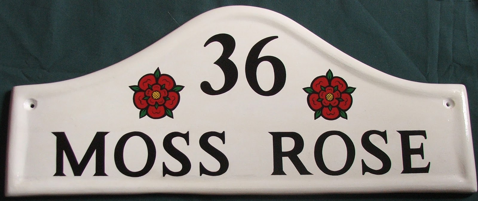 Hand Painted House Signs by Ceramic Art: Hand Painted Ceramic Signs ...