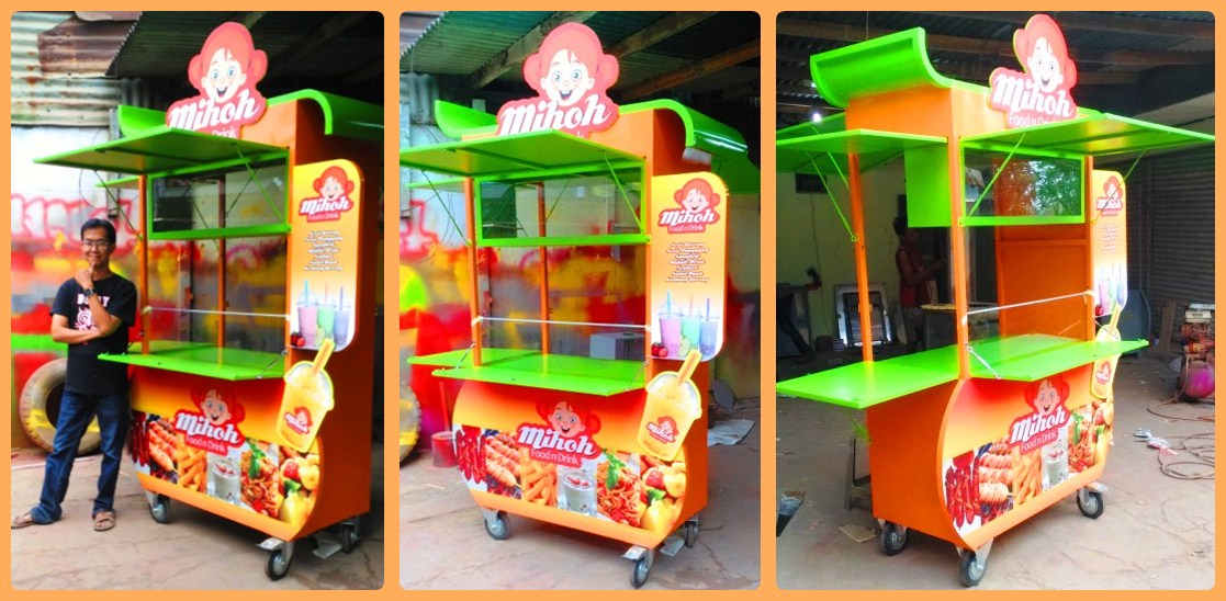 Gerobak Minuman Rp 4.800.000 | Gerobak Unik Bandung