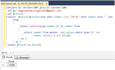 Microsoft Business Intelligence: Extract only numeric from alphanumeric ...
