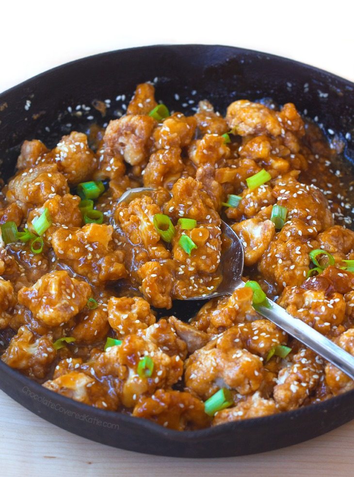 Sticky Sesame Cauliflower - food recipes special