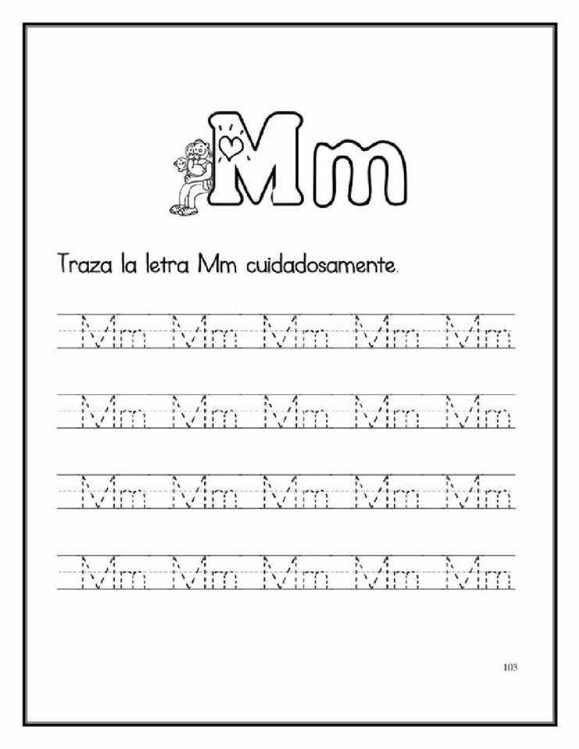 Fichas de Primaria: Escritura del abecedario