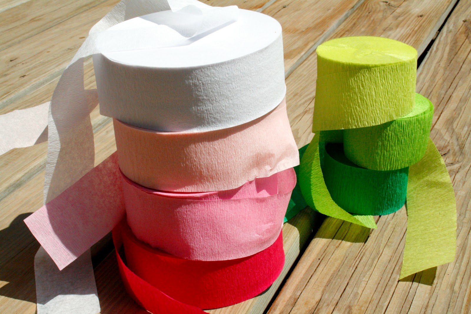 The Dieter Family: Crepe Paper Flowers