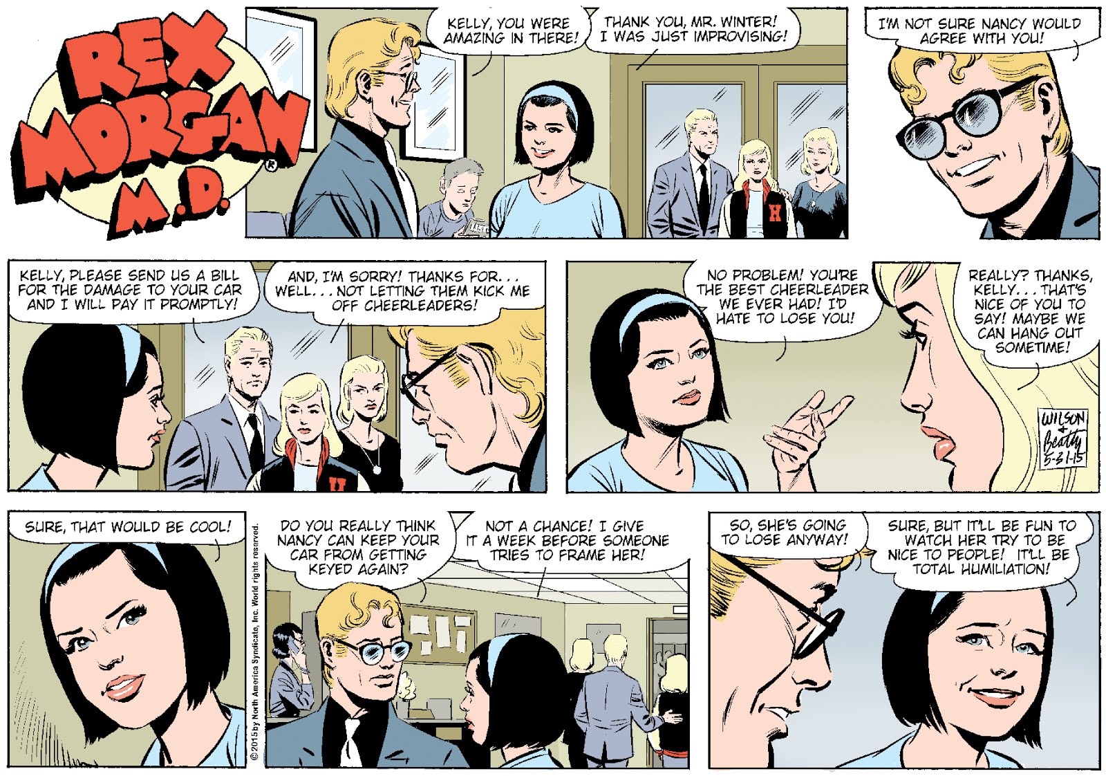 Scary Terry's World: REX MORGAN May 17 - June 21, 2015