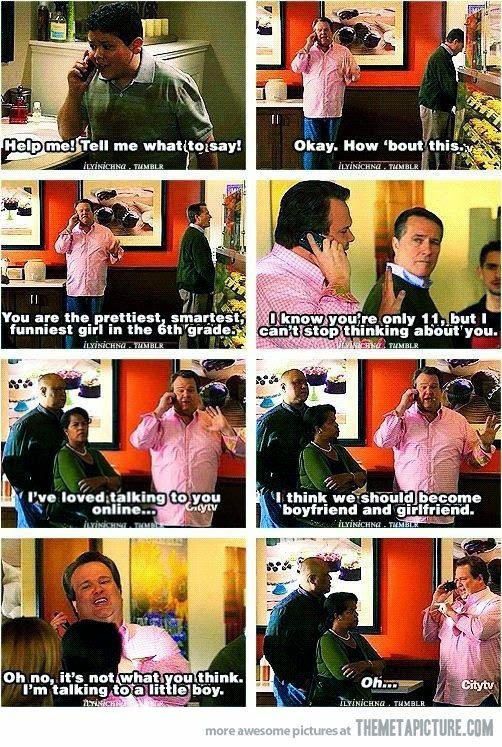 Modern family scene - iLaugh