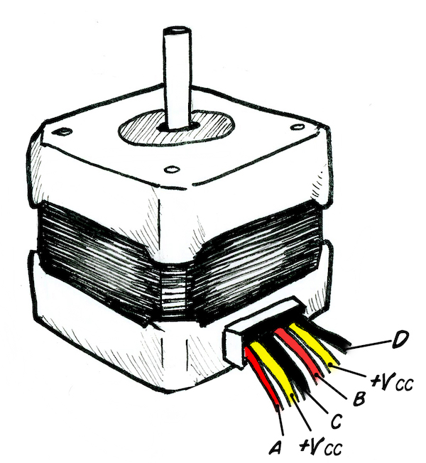 Steppernews: How to Control a Stepper Motor with Your Muscles