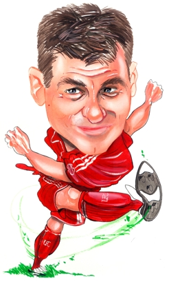 PICTURE: Steven Gerrard Cartoon