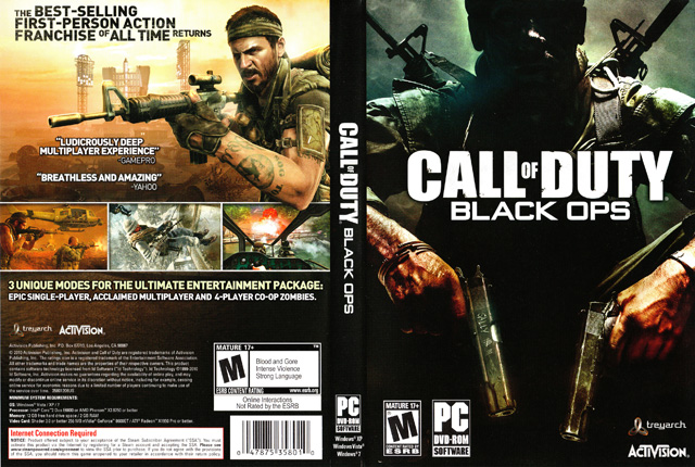 Call of Duty - Black Ops cover ~ POLICE Media