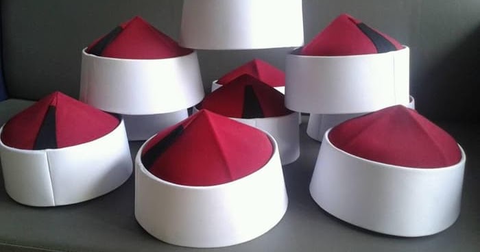 Peci Mesir Merah Putih yang Modis dan Kekinian