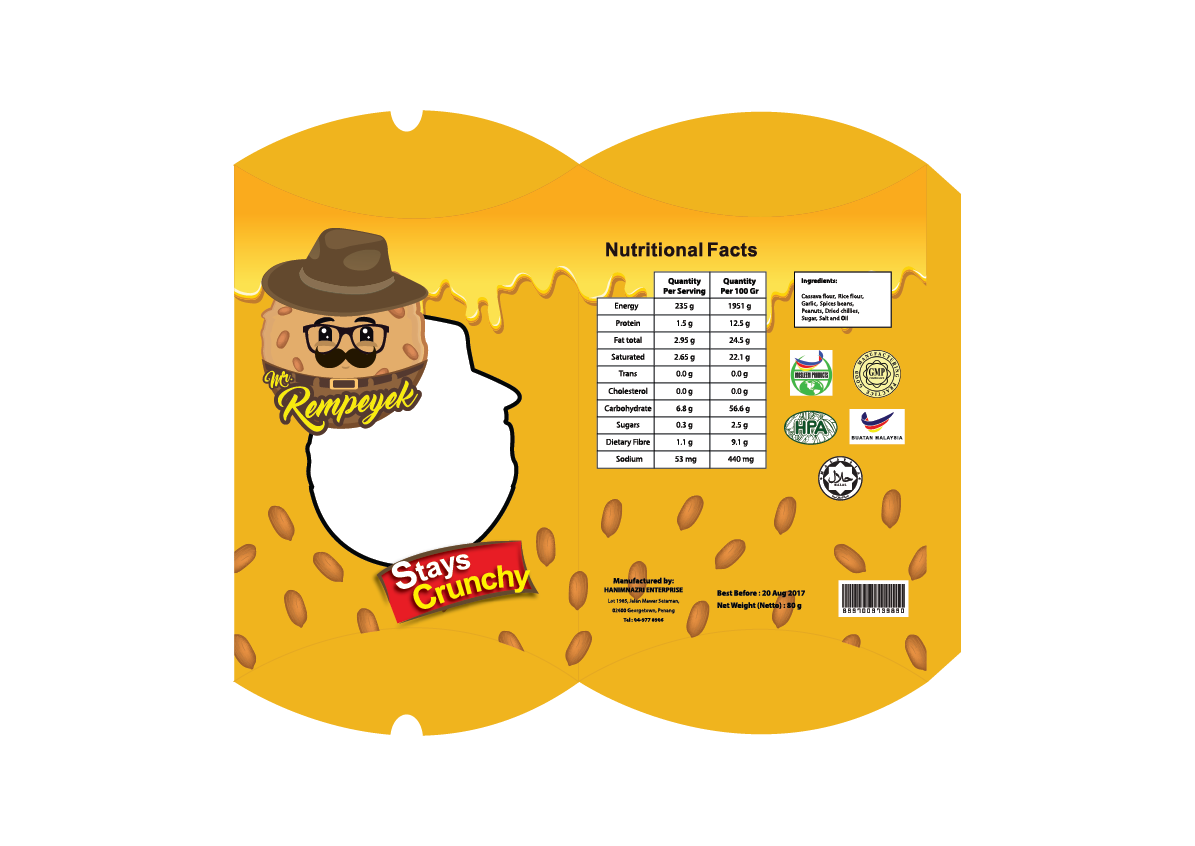 Hanim Nazri's: BASIC PACKAGING: FINAL MOCKUP LAYOUT