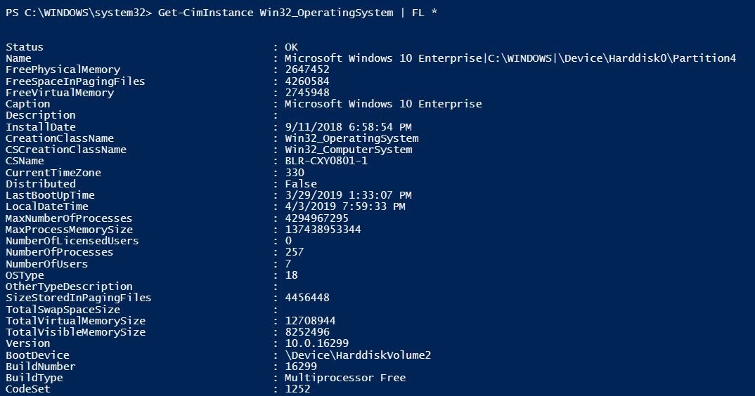 The Magic Of Automation in IT.: How to Get windows Operating System ...
