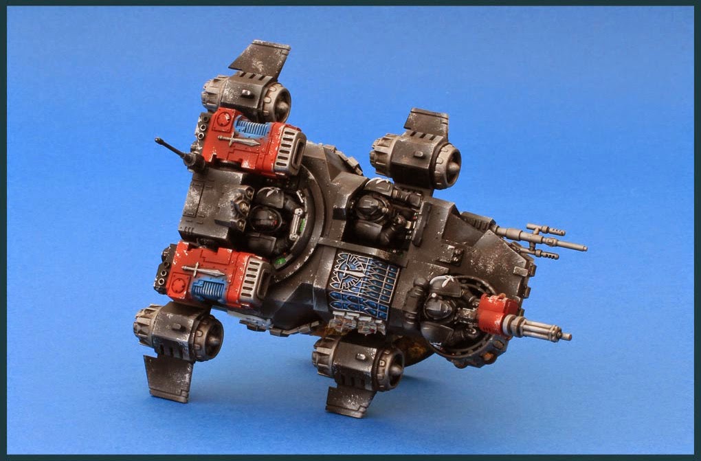 SCIFI WARGAMERS: Units of the Dark Angels: Land Speeder Vengeance.