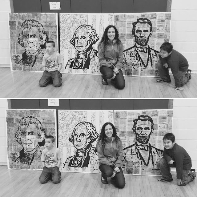 candice ashment art: PRESIDENTS' DAY art project Part 1: Thomas ...