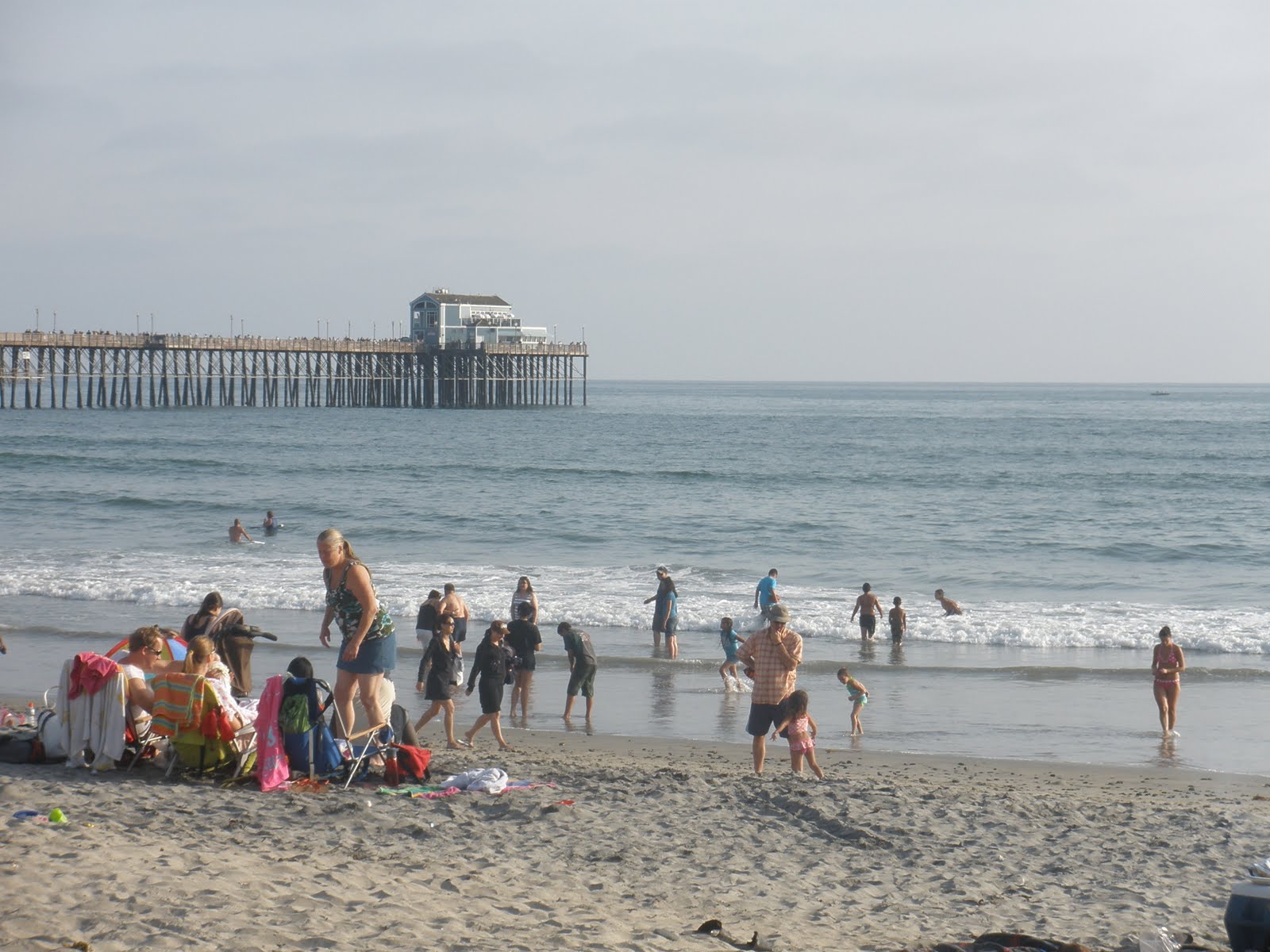 Lone Ocean Swimmer, Oceanside, CA: 4th of July Weekend Pier Swim ...