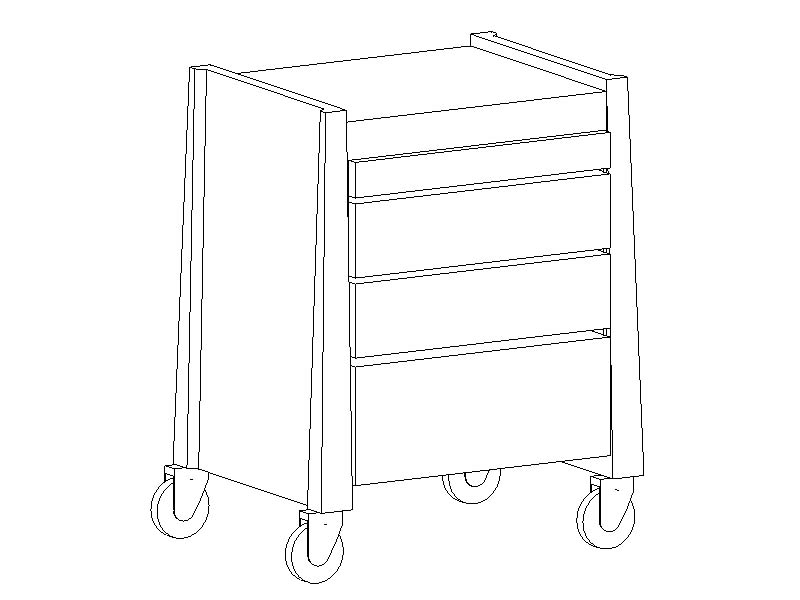 BIM HEALTHCARE REVIT FAMILIES : Supply Carts