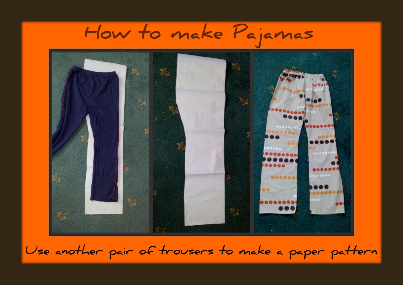 Karima s Crafts How To Make Pajama Pants Karima s Crafts How To Make Pajama Pants