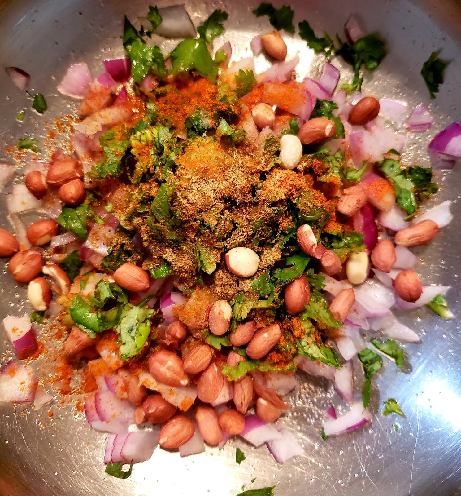 Murmura Chaat/Spiced Puffed Rice