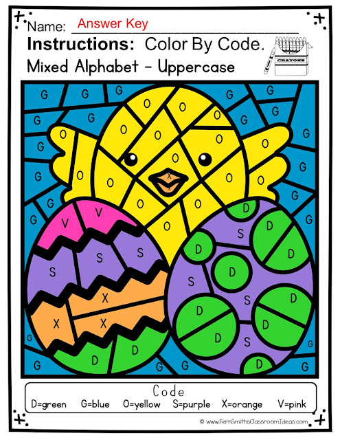 Looking For Some New Easter Alphabet Color by Code for Your Classroom ...