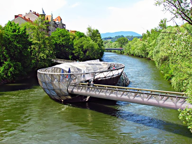 Murinsel River Bridge | Austria