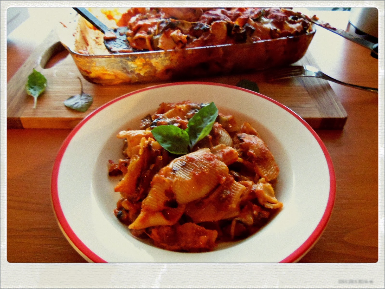 You've Got Meal!: Lumaconi alla Parmigiana- Oven-baked Vegetarian Pasta ...