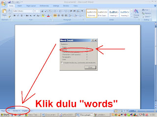 Cara Menghitung Kata Di Word | Kumpulan Kata - Kata Bijak