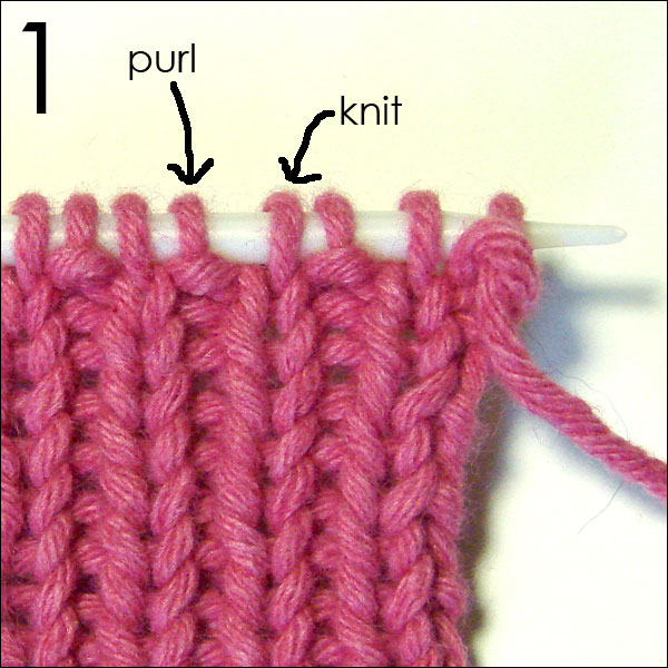 Purl stitch