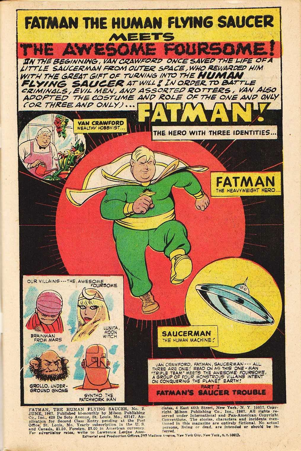 Destination Nightmare: Fatman, The Human Flying Saucer