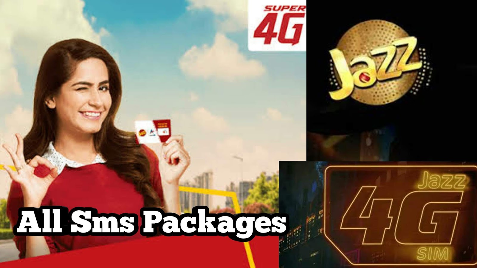 MOBILINK JAZZ SMS PACKAGES (DAILY, WEEKLY & MONTHLY) PREPAID AND POSTPAID