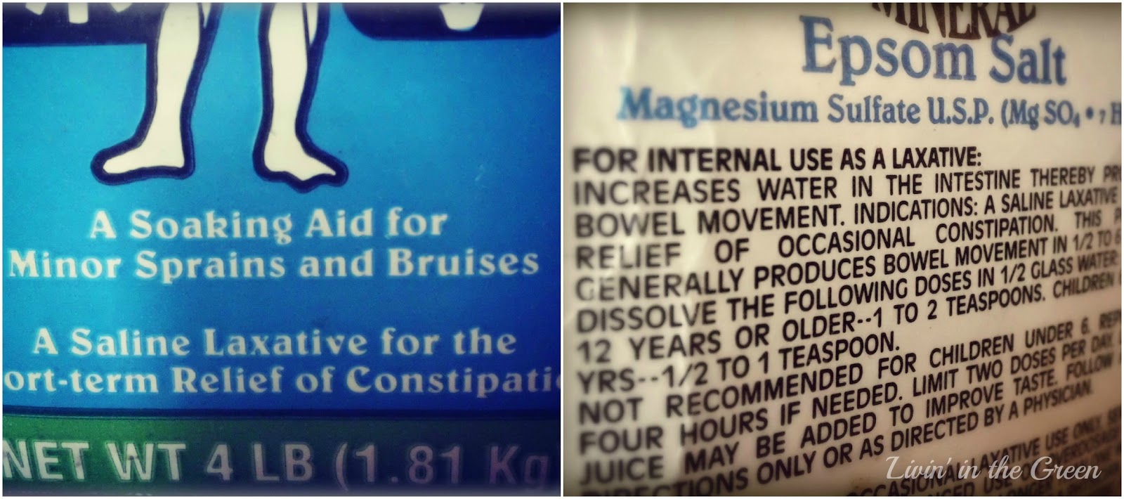 Livin' In The Green: Epson Salt: A Must-Have for Home and Garden