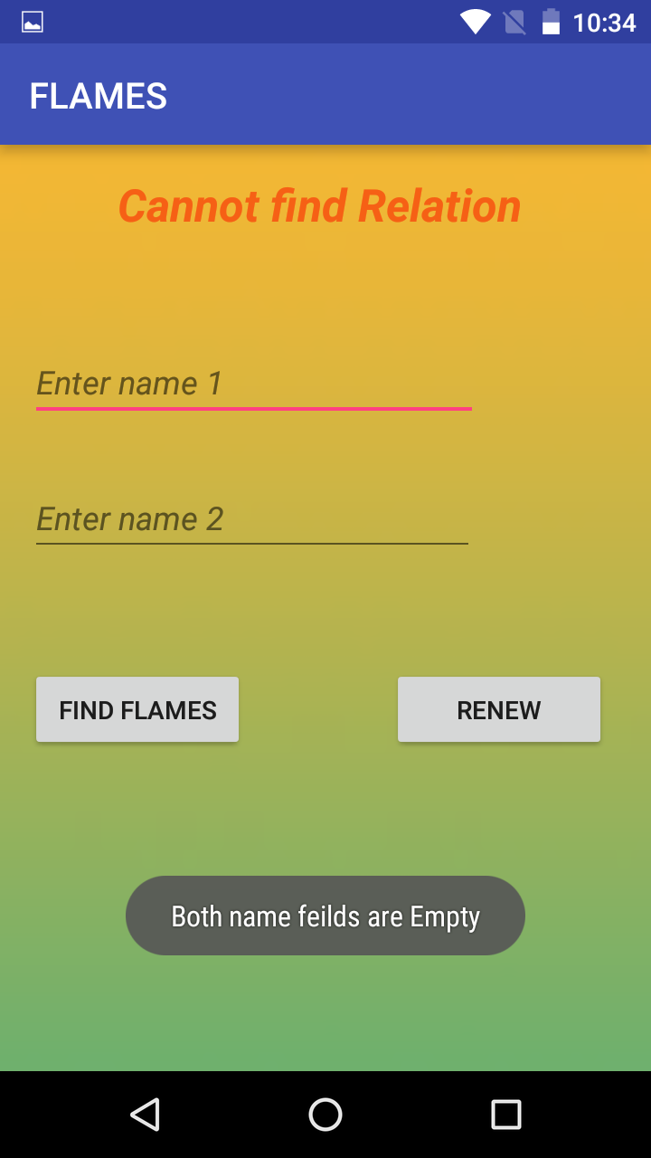 Got to Know : Android app for FLAMES