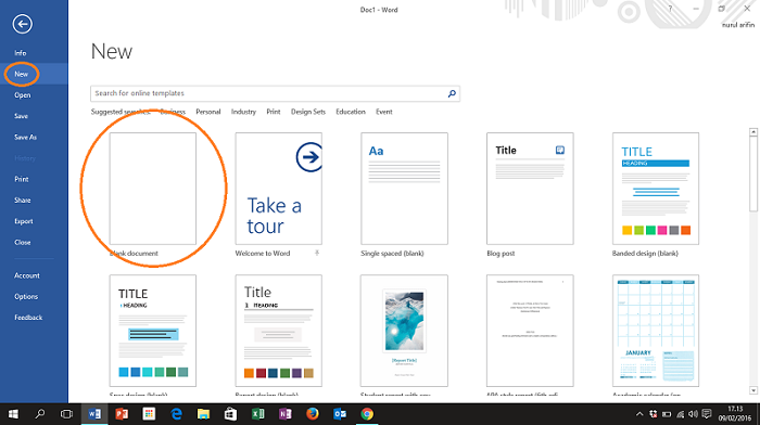 Cara Mengoperasikan Dan Menjalankan Ms. Word 2016