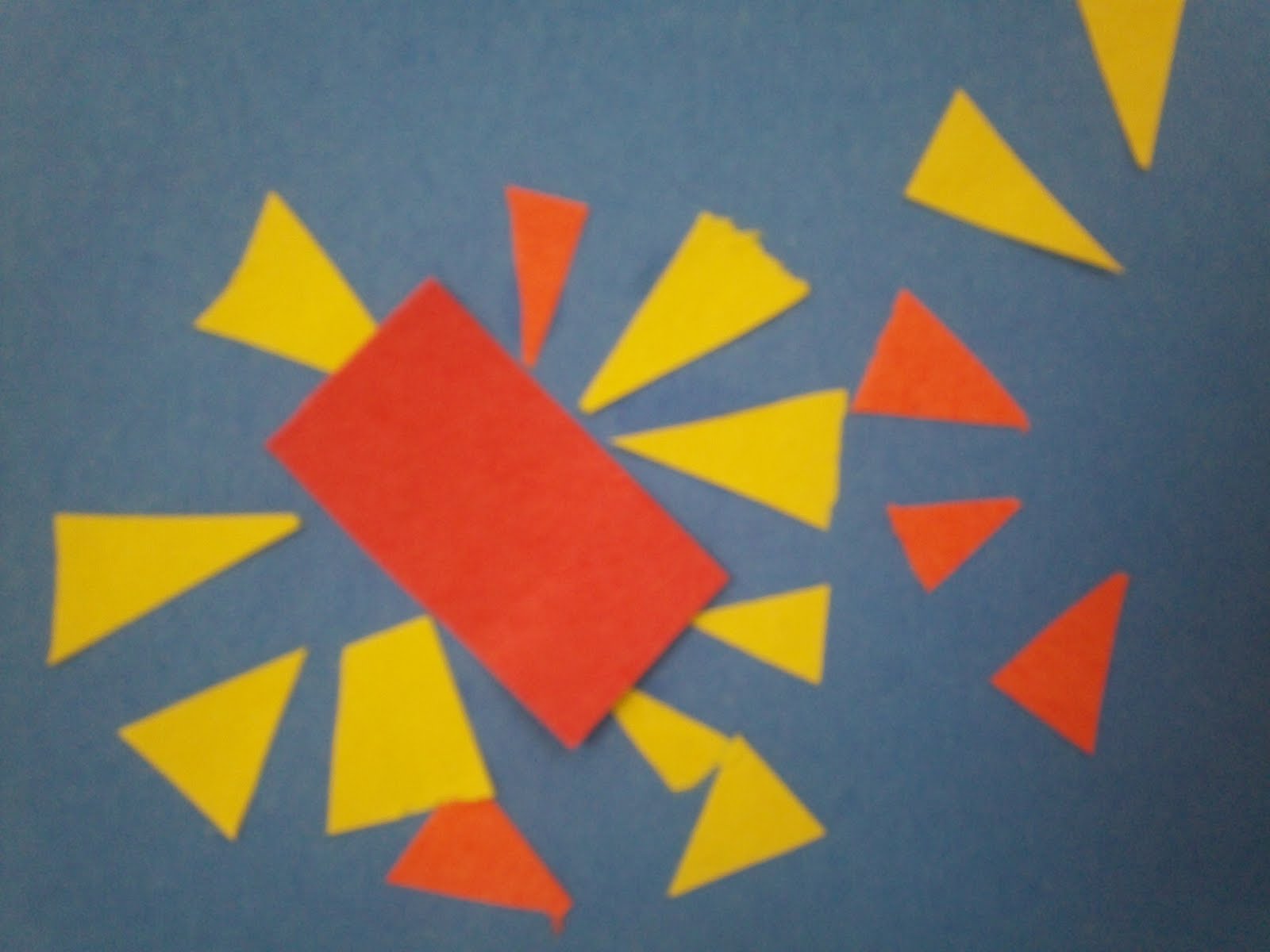 Art With Mr. E: Nonobjective Abstract Collage w/ Focal Point - 2nd Grade