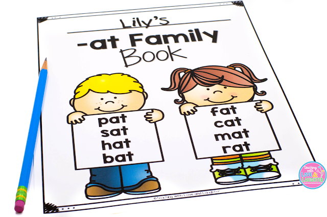 Teaching With Love and Laughter: CVC Word Family Booklets...perfect for ...