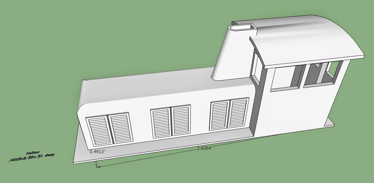 Nirvana Valley Model Railroad: HO mining engine on a Z scale mechanism ...