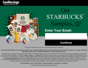 Marketing Online200: Starbucks Coffee Sampler