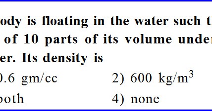 Mechanical Properties of Fluids Problems and Solutions One | IIT JEE ...