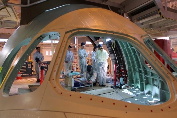 A350 XWB News: The reason behind the bandit mask of the A350