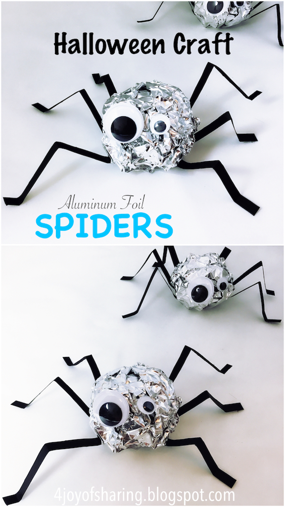 Halloween Spider Craft - The Joy of Sharing