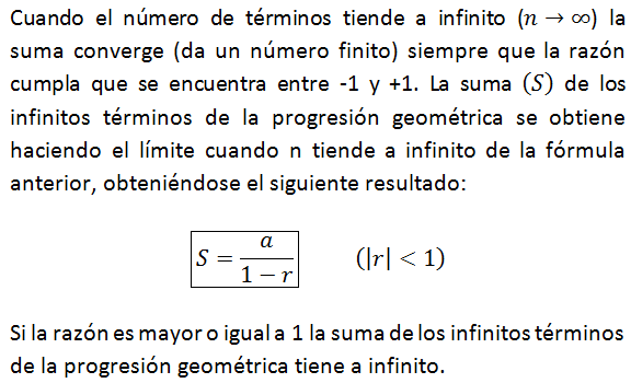 MasterFinanciero.es: Sucesiones y series geométricas