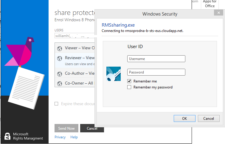 Gerry Hampson Device Management: Azure RMS Sharing App & RMS Document ...