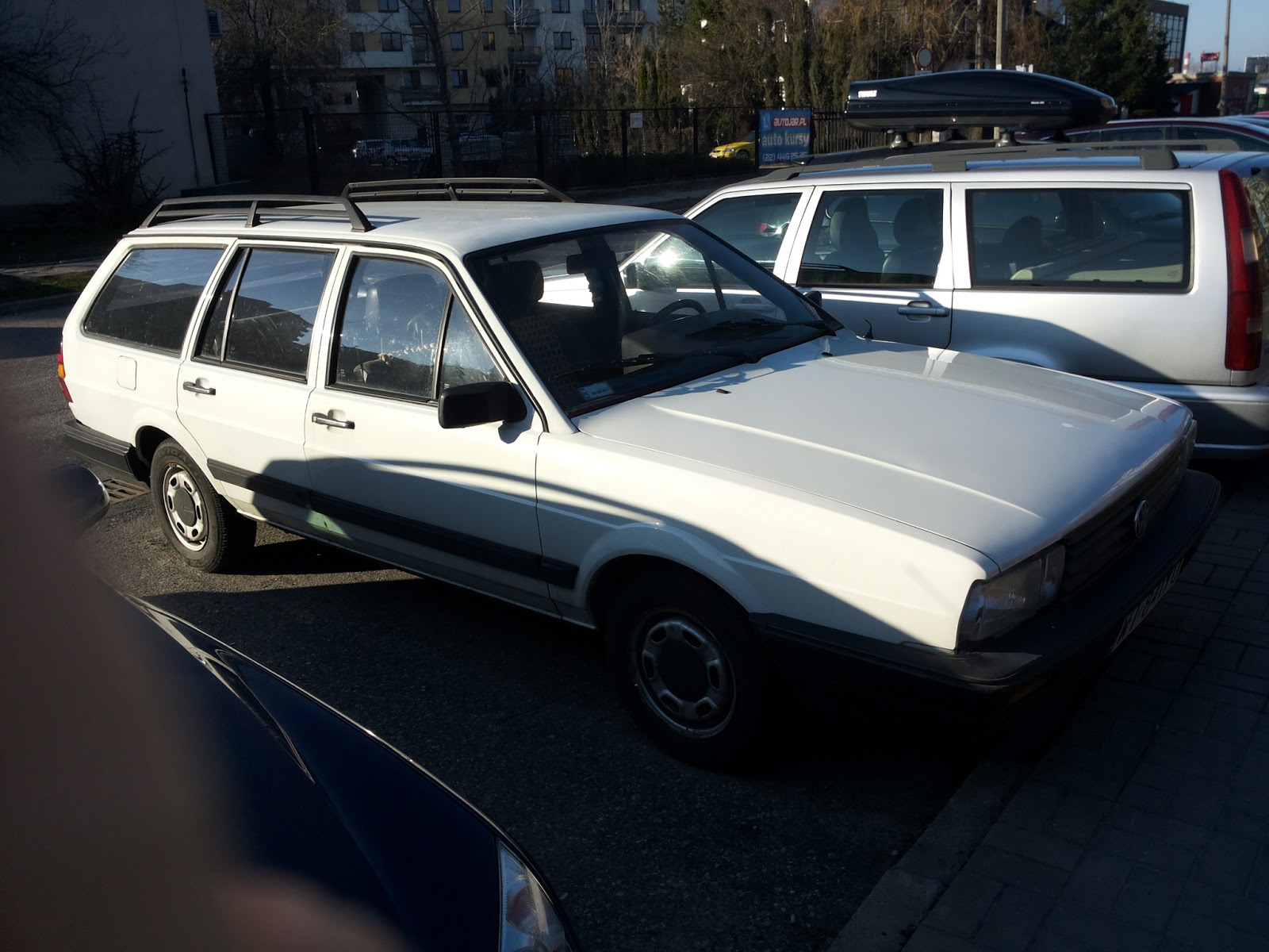 Old Parked Cars Warsaw: 1981 Volkswagen Passat B2 Variant