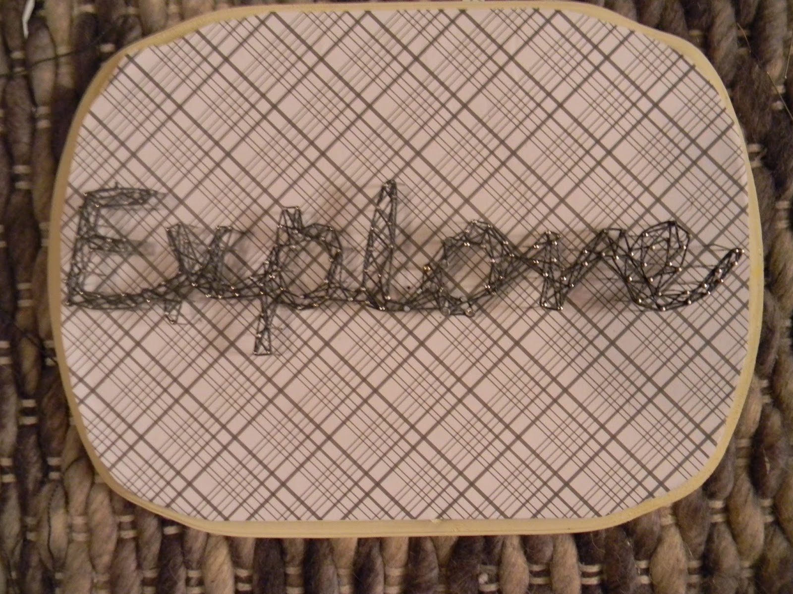 Crafts and Chaos: Do It Yourself: String Art