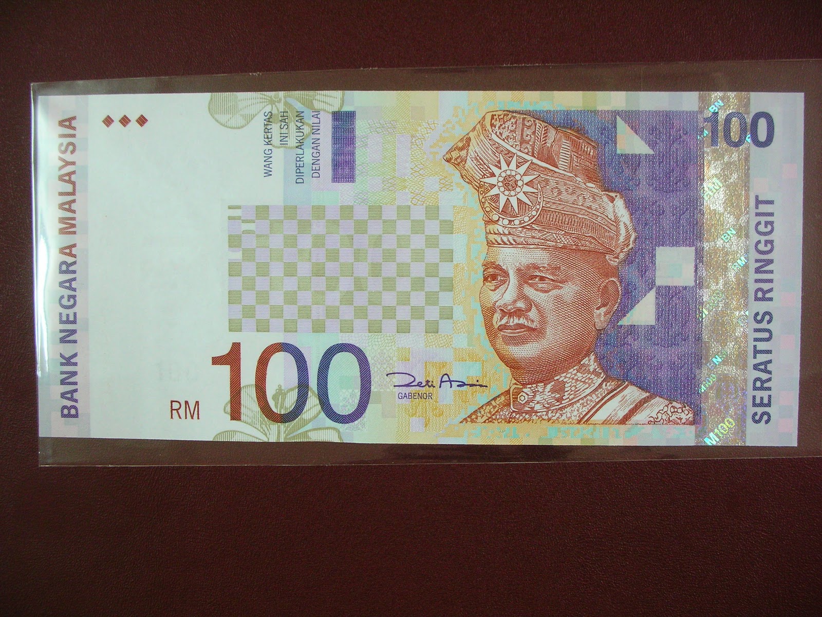 Malaysia Banknote & Coin: Malaysia RM100 Zeti Replacement Note ...