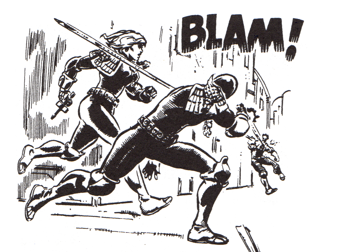 Illustrators and Comic Creators: Kim Raymond Judge Dredd Artist