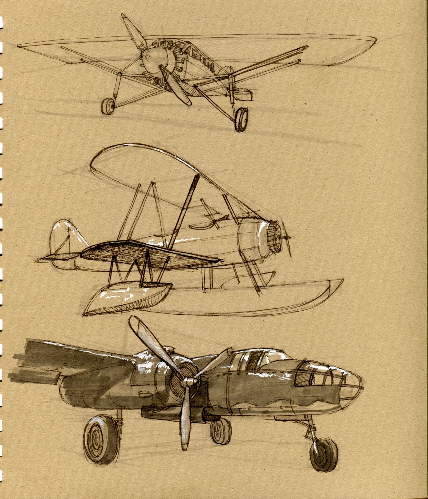Plane Sketches | jchanarts