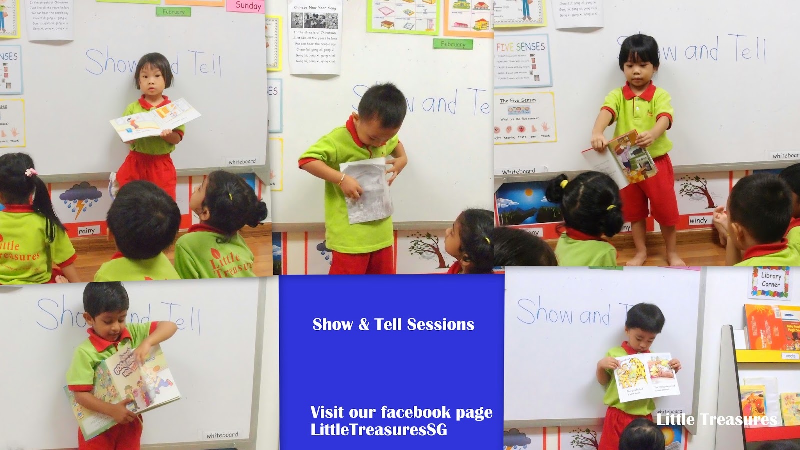 LITTLE TREASURES KINDERGARTEN: Show & Tell Sessions
