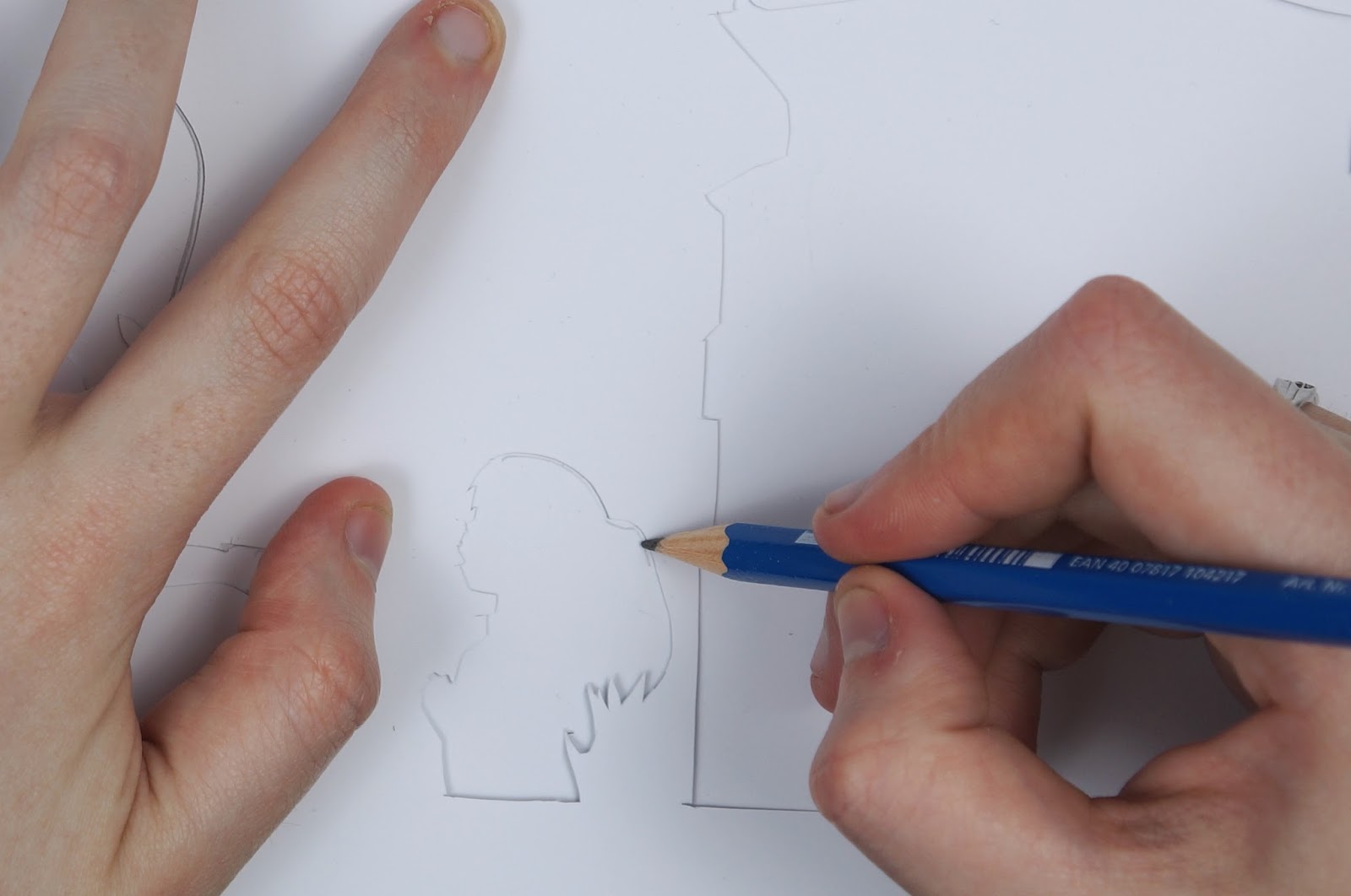 Otaku Crafts: Silhouette Cylinder Papercraft Lights