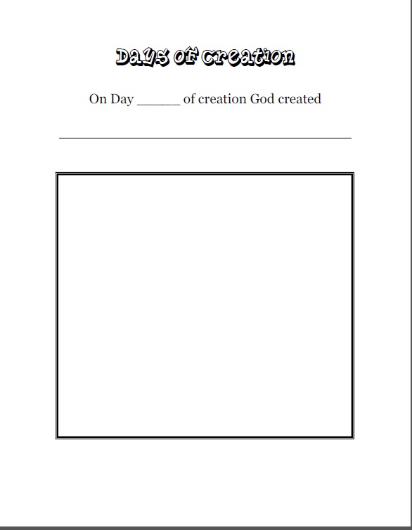 The Fruit of Her Hands: Free Creation Notebooking Pages