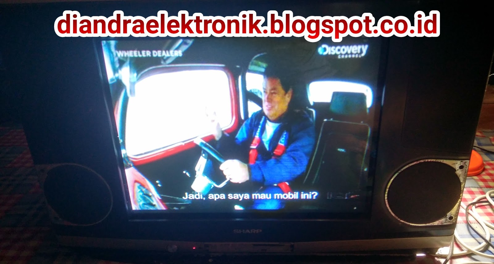 diandra elektronik: TV Tabung sharp great alexander 21GXF200 awalnya ...